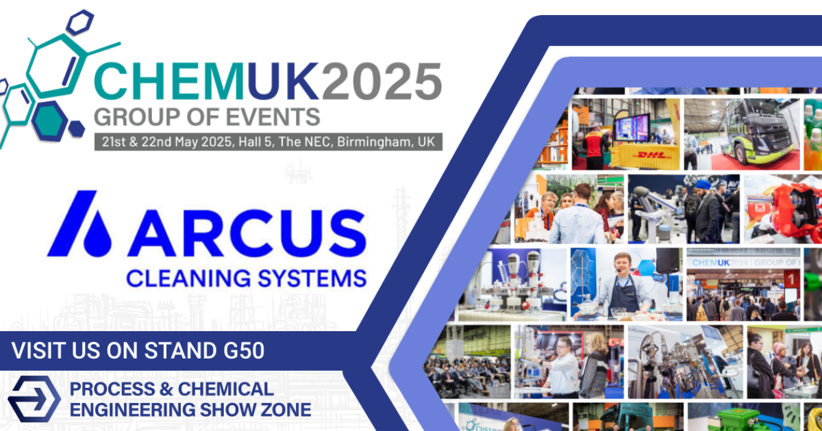 CHEMUK 2025 - VASA Container Cleaning Range | Arcus Cleaning Systems