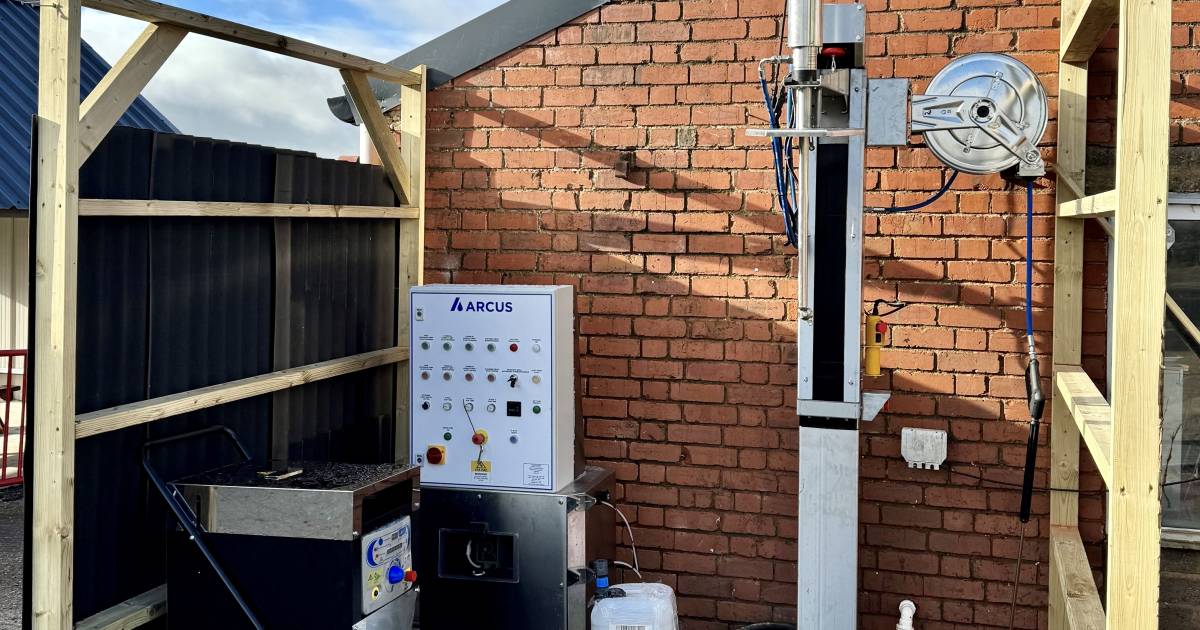 VASA IBC Cleaning System - Napton Cidery Ltd | Arcus Cleaning Systems