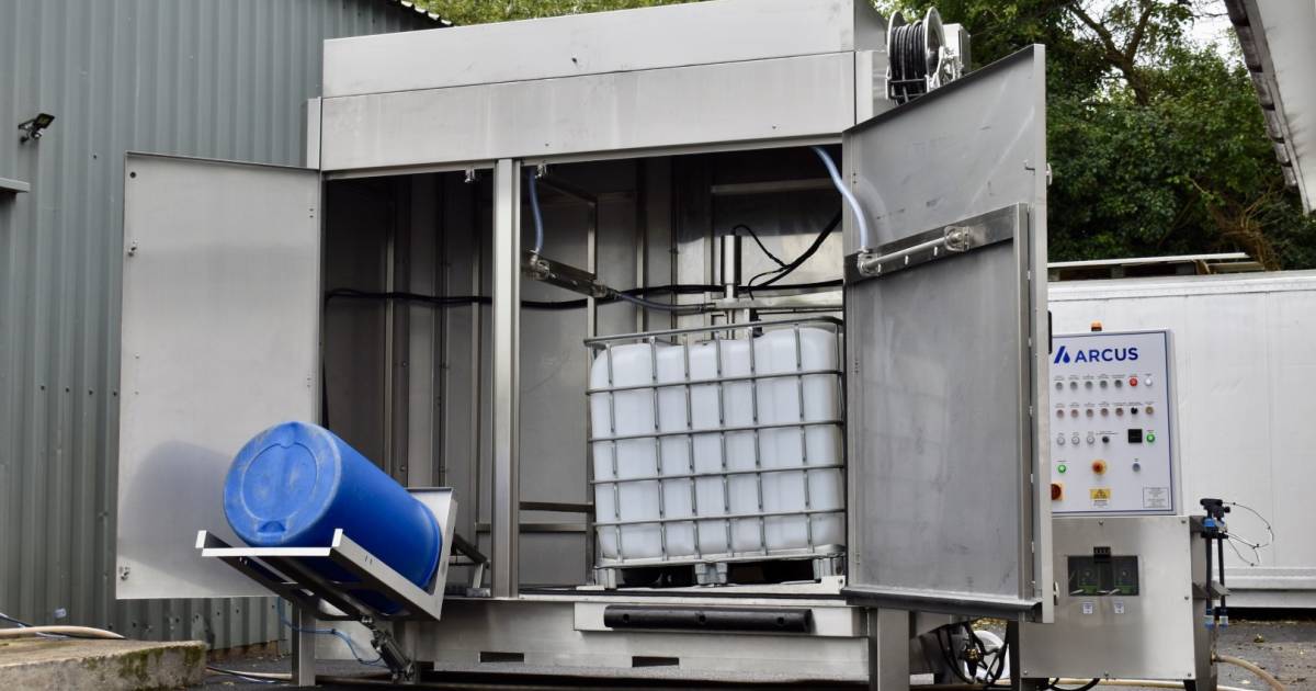 Our First VASA Container Cleaning System For France | Arcus Cleaning ...
