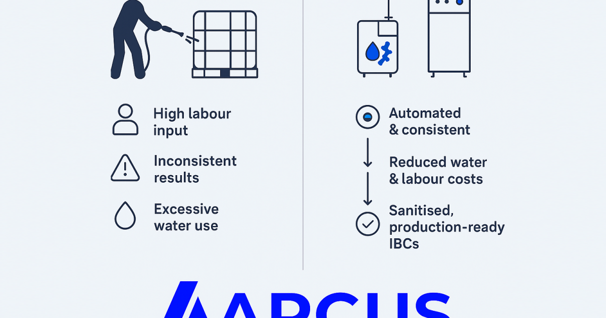Smarter IBC Cleaning at CAPUA 1880 SRL